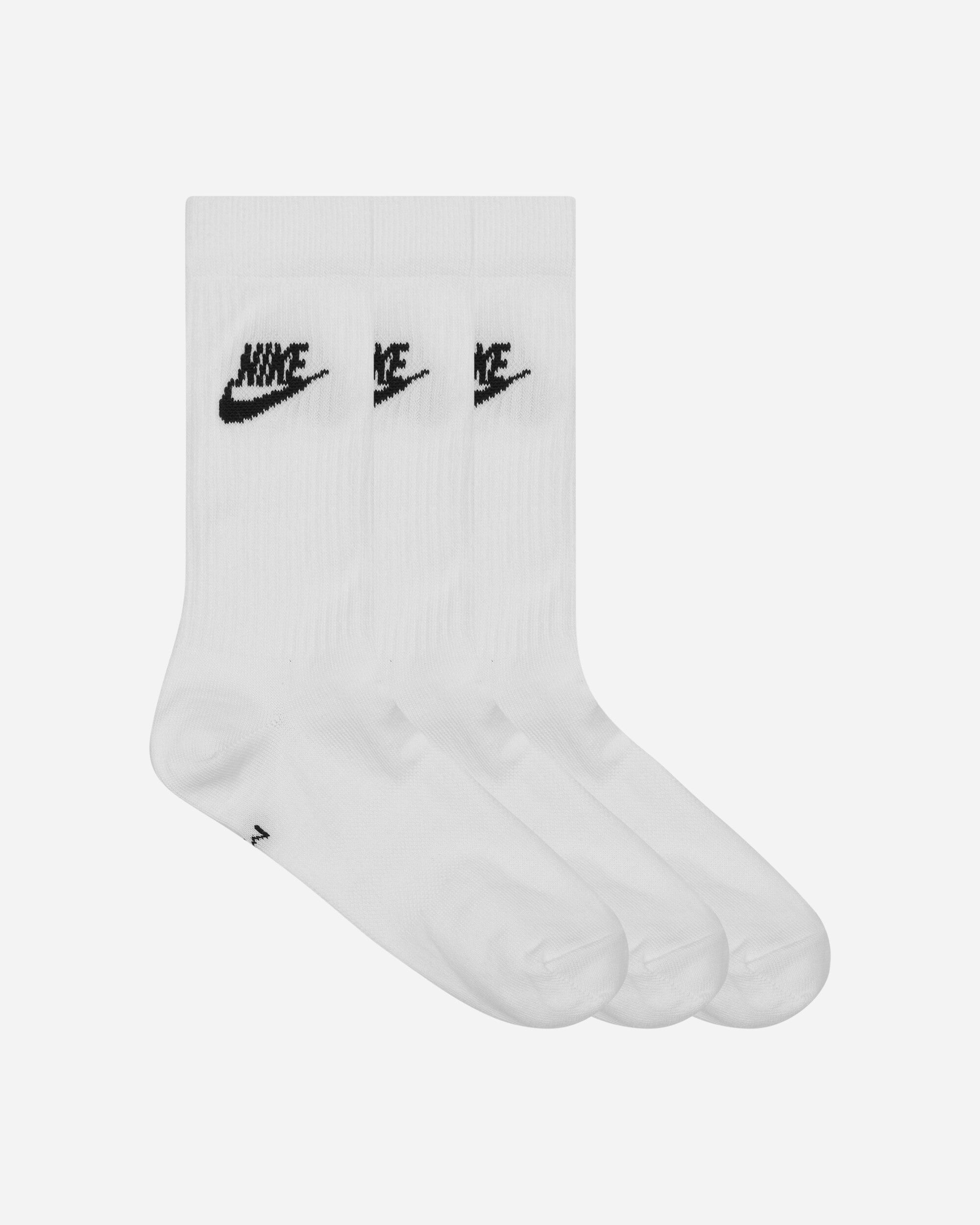 Everyday Essential 3-Pack Crew Socks White – Slam Jam®
