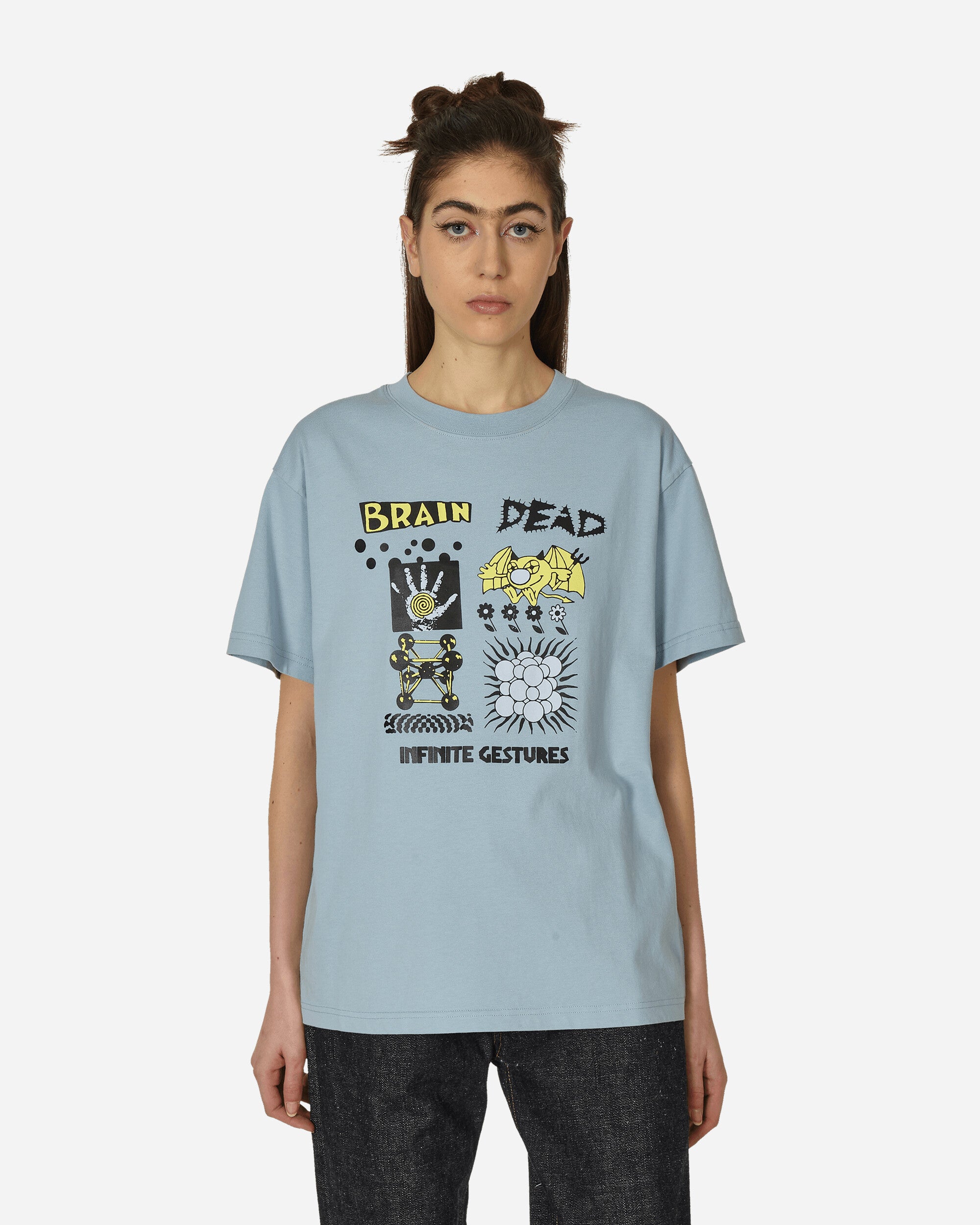 Brain Dead Infinite Gestures T-Shirt Slate - Slam Jam® Official Store