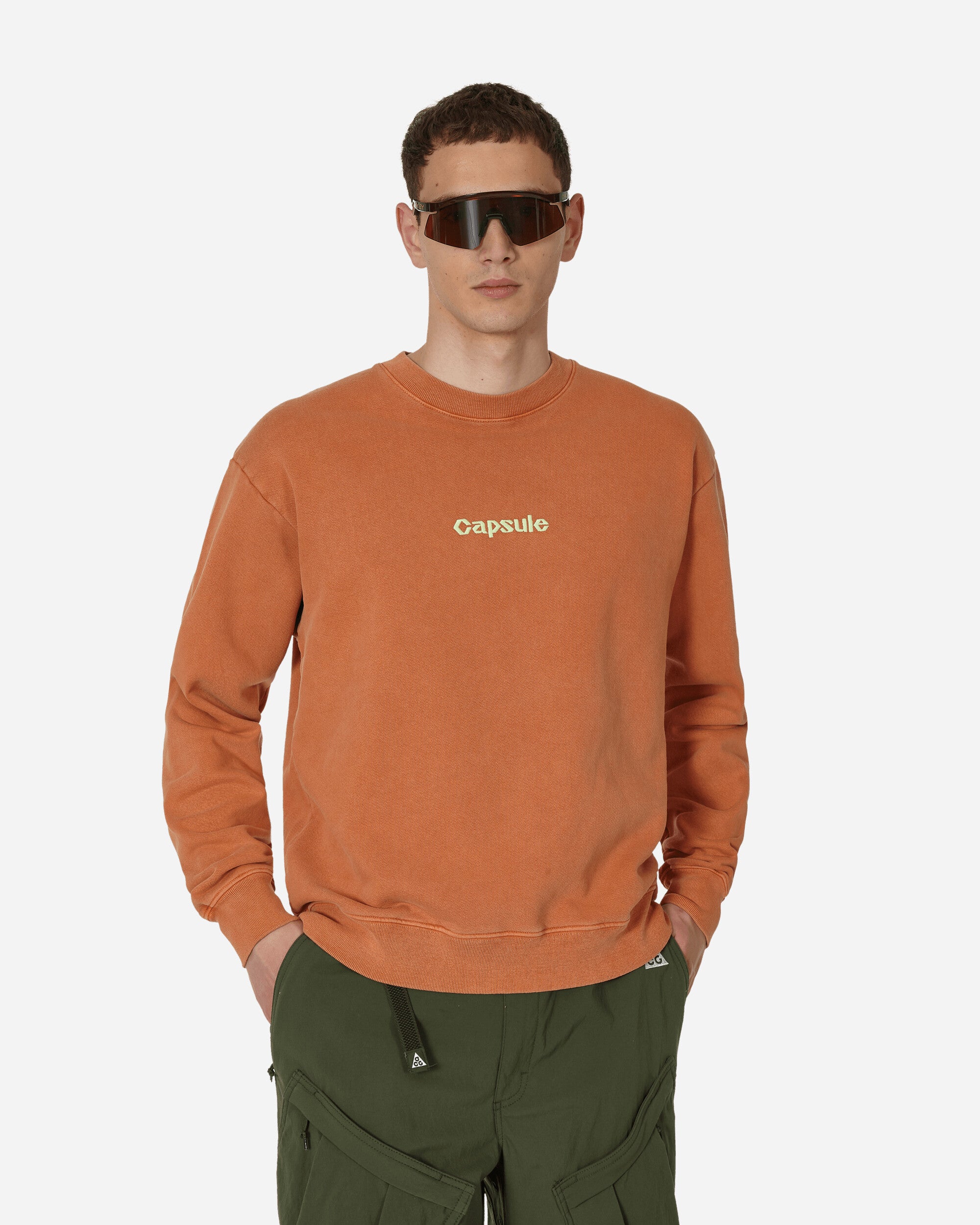 Classic Logo Crewneck Sweatshirt Rust – Slam Jam®