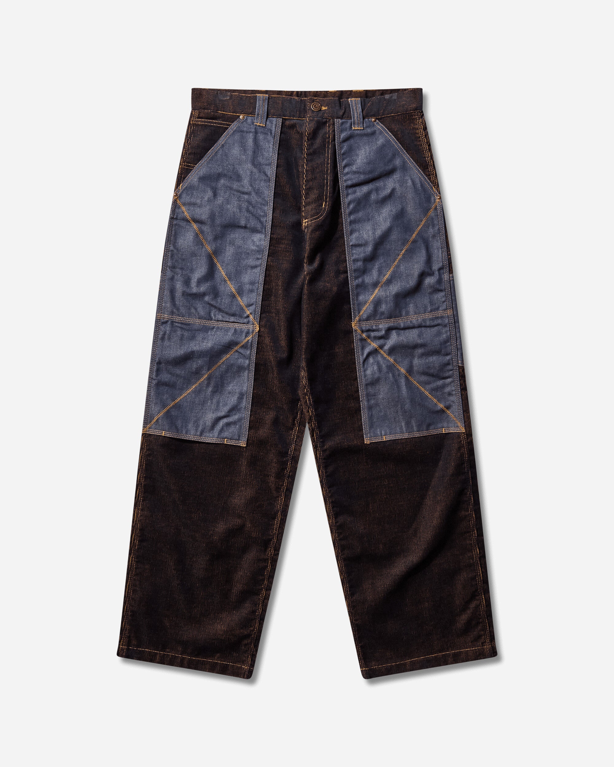 Men's Nicholas Daley OG Double Knee Pants Dark Navy / Mustard – Slam Jam®