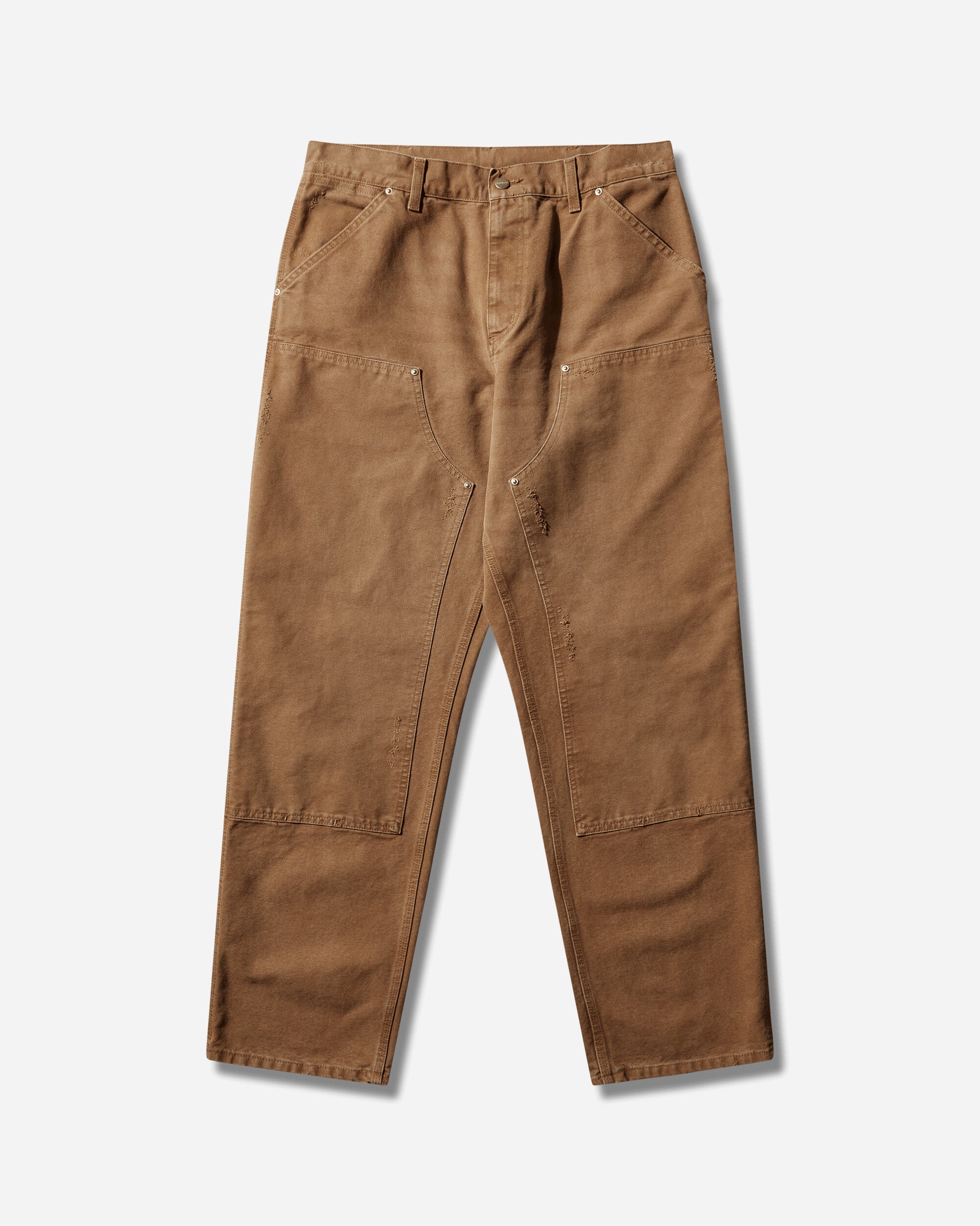 Men's Double Knee Pants Hamilton Brown (Grind Washed) – Slam Jam®