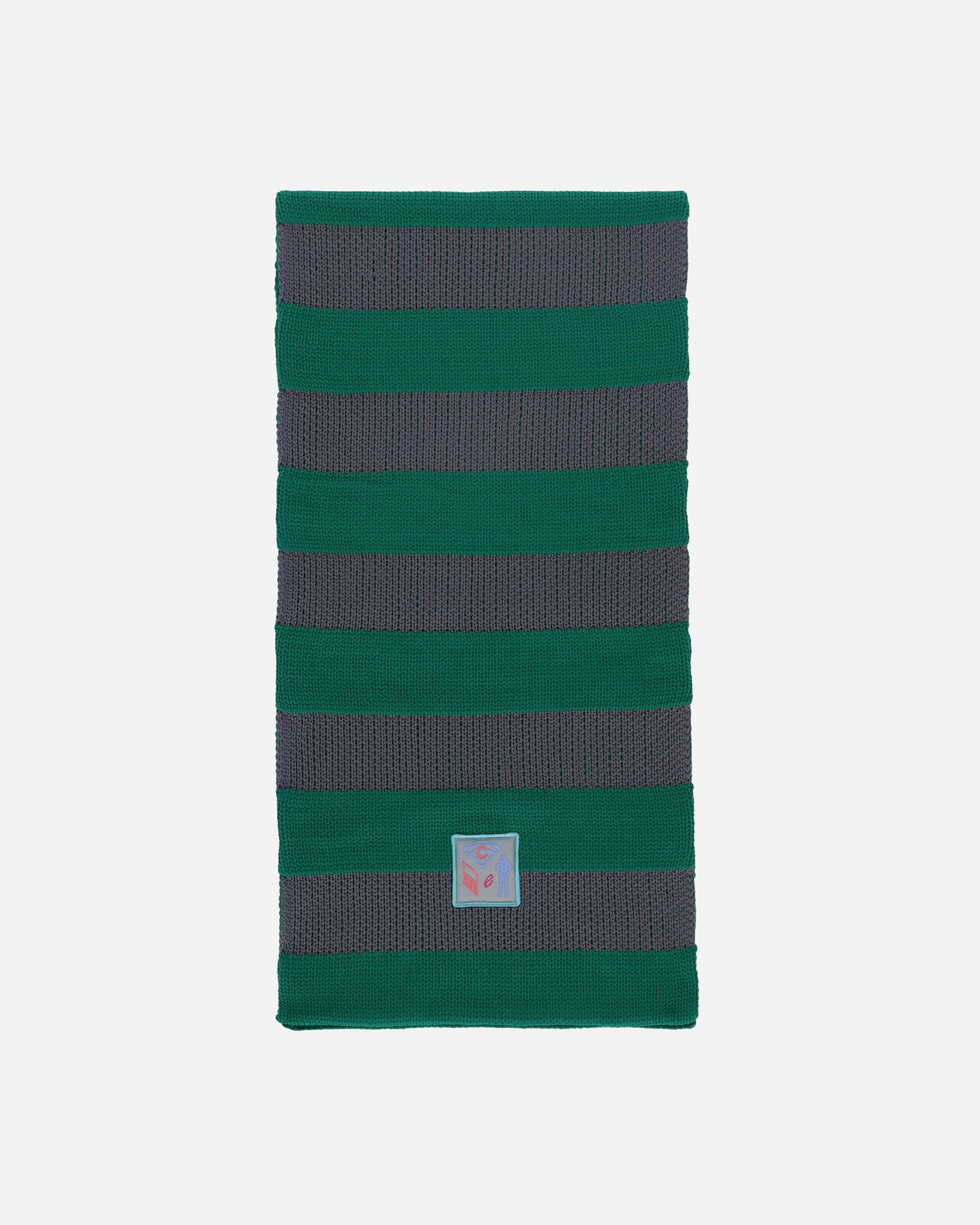 Poly Knit Stripe Scarf Green – Slam Jam®