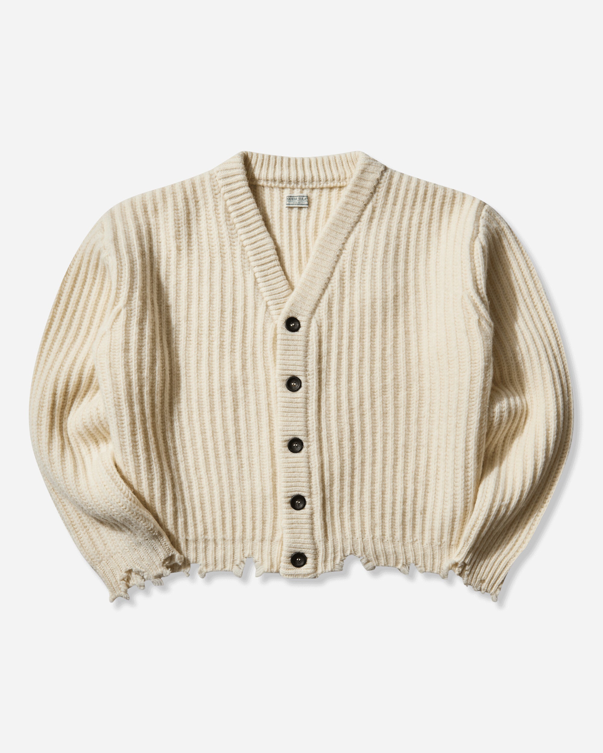 Women's Frayed Cardigan Warm Milk – Slam Jam®