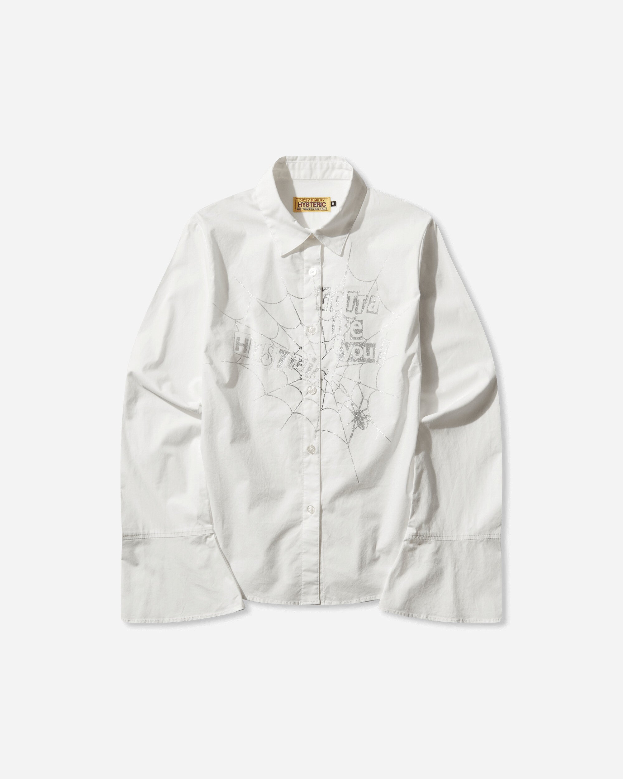 Women's Hysteric Spider Lace-Up Frill Cuff Blouse White – Slam Jam®