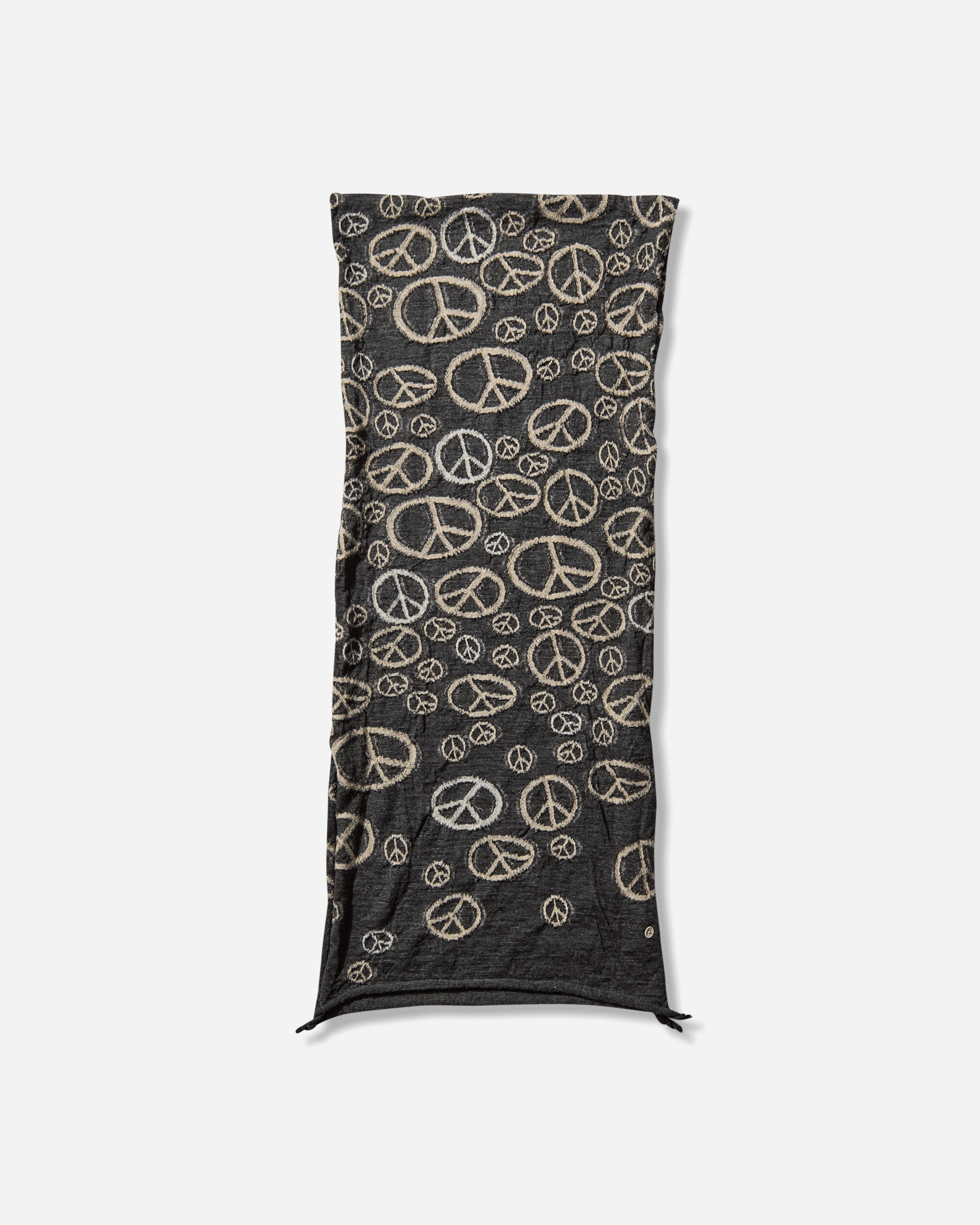 Fulling Wool Peace Mark Happy Scarf Black – Slam Jam®