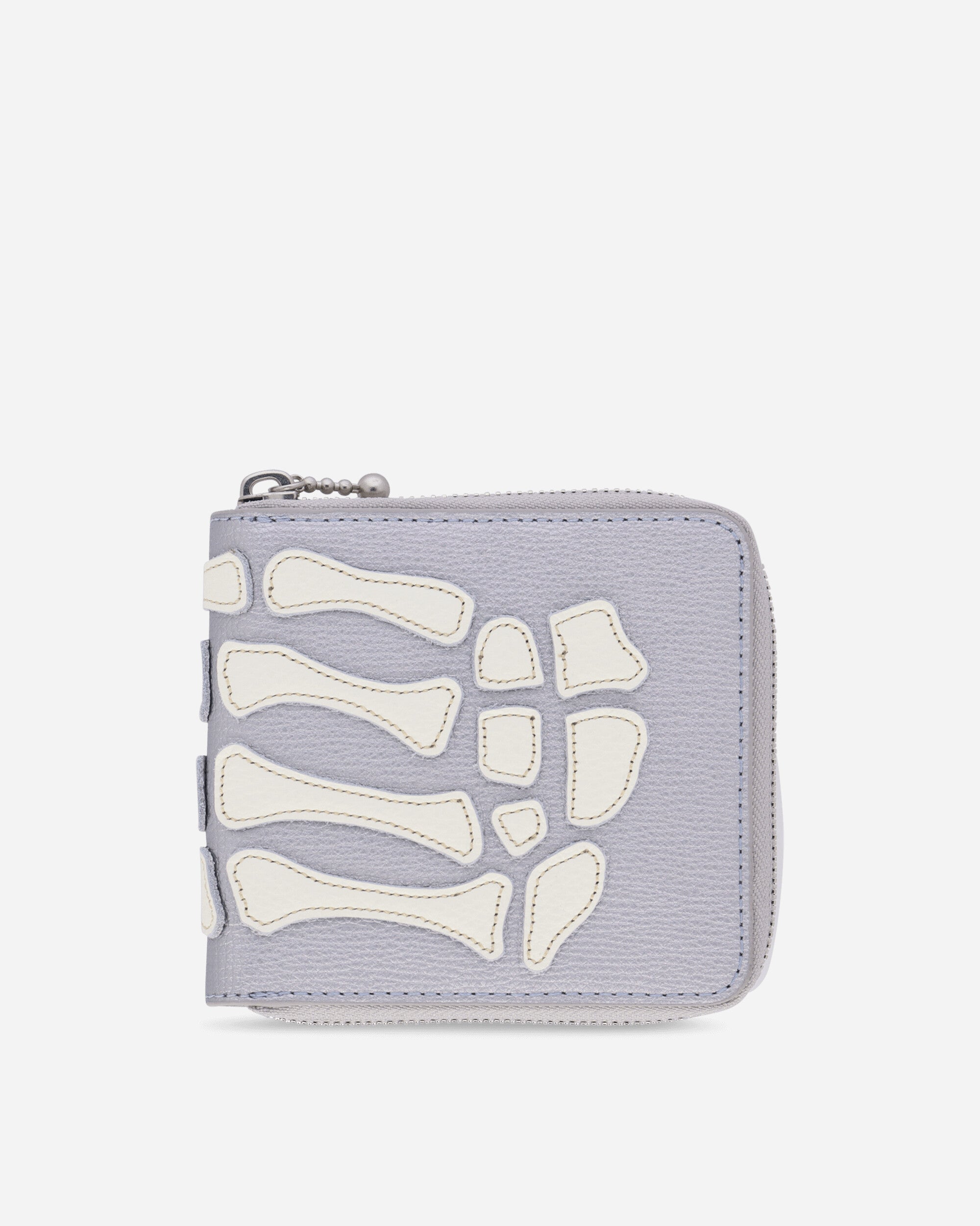 Thumb Up Bone Band Zip Wallet Silver – Slam Jam®