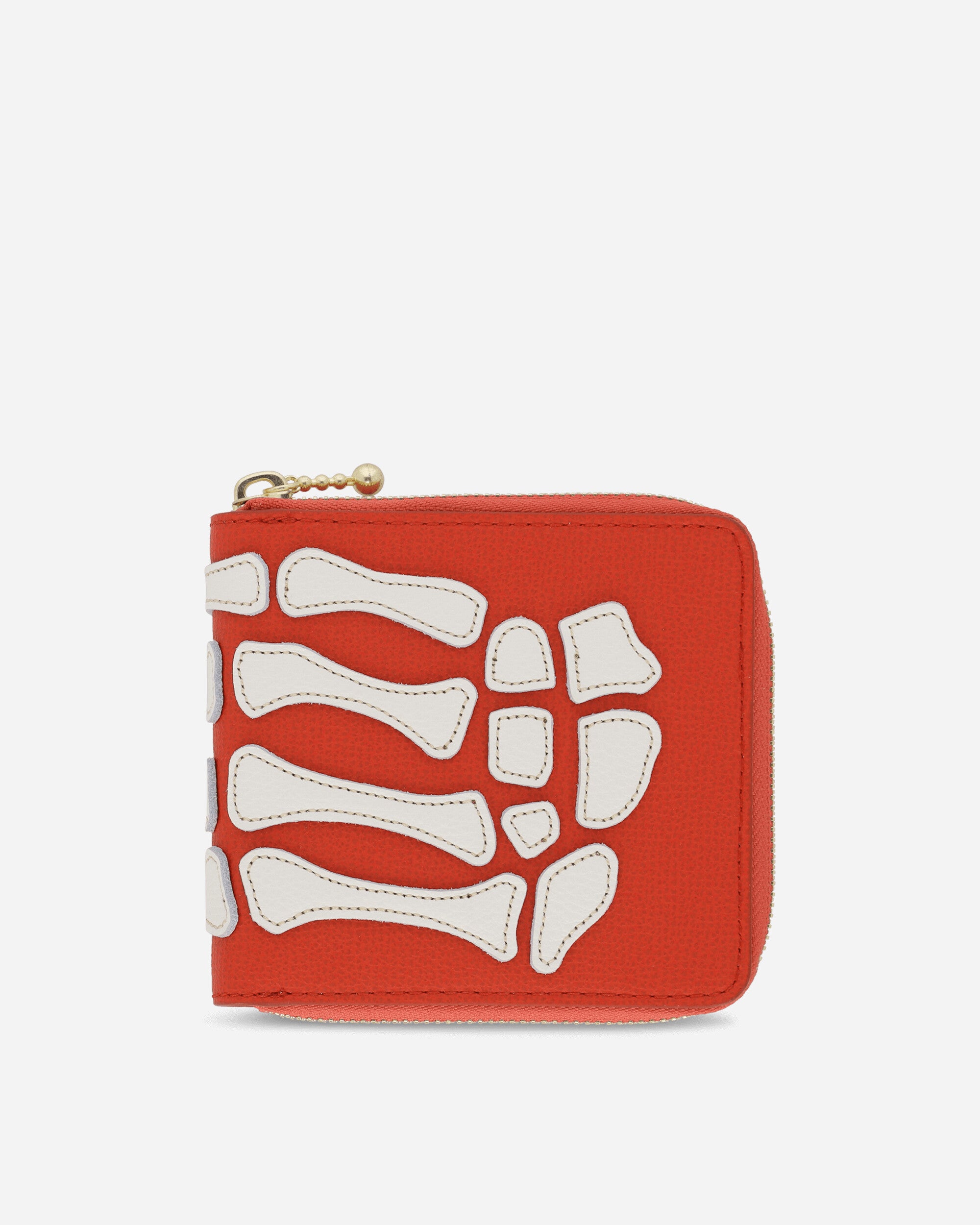 Thumb Up Bone Band Zip Wallet Red – Slam Jam®