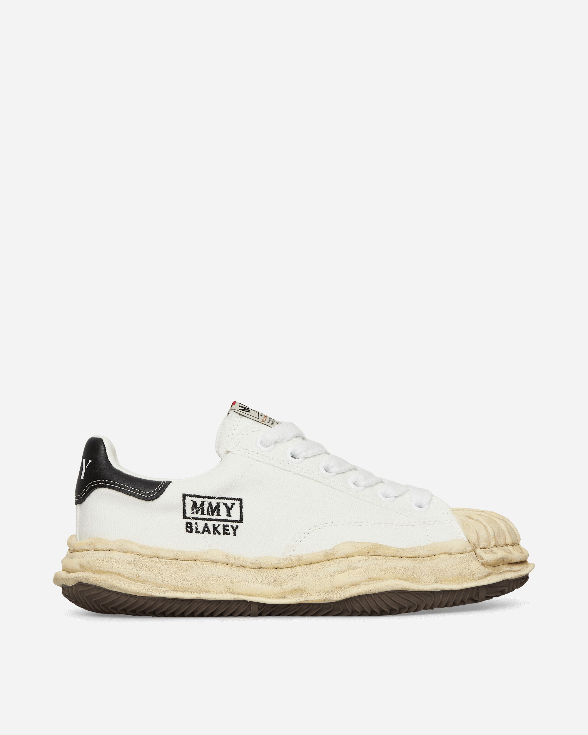 Blakey OG Dyed Sole Canvas Low Sneakers White – Slam Jam®