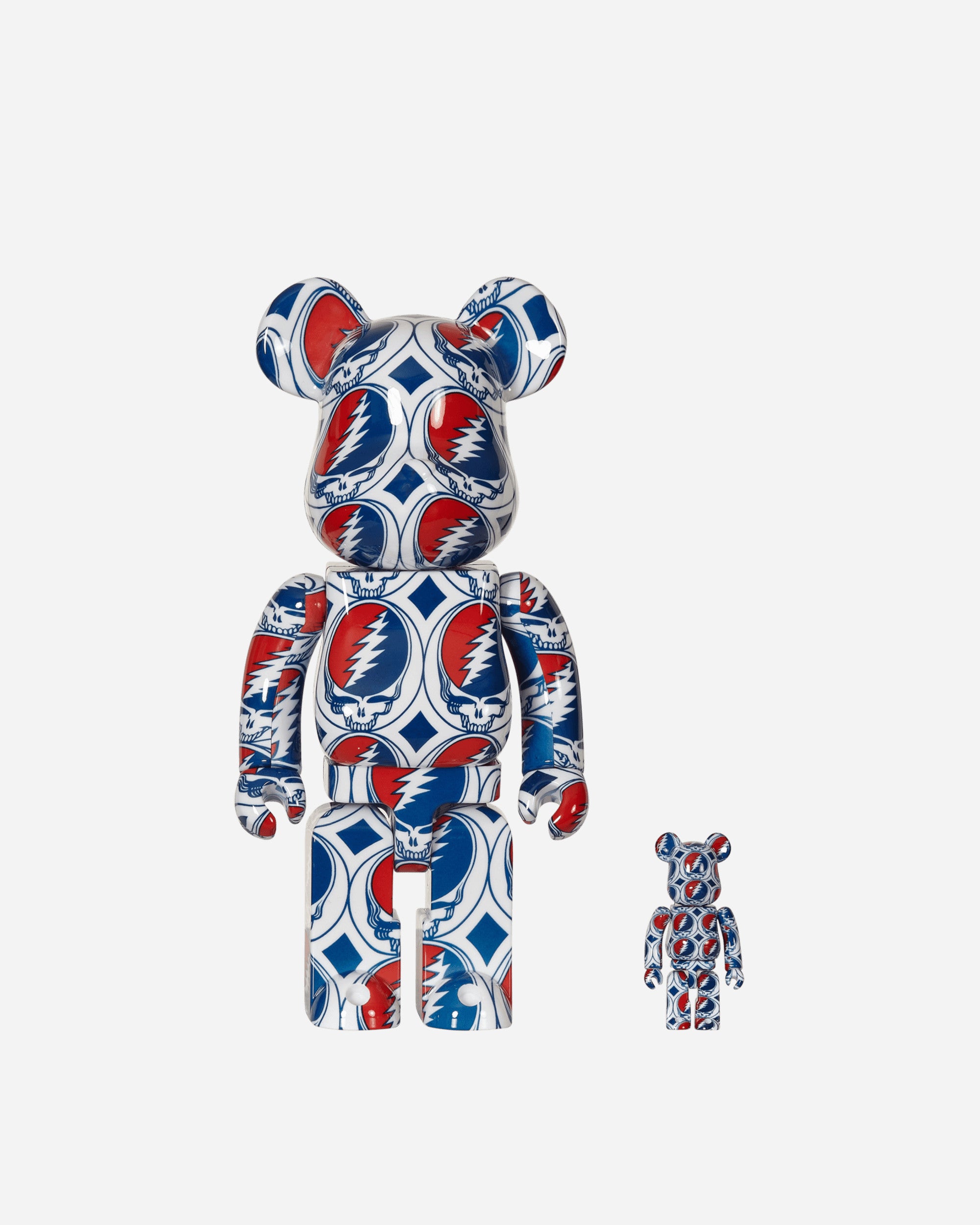 100%+400% Grateful Dead - Steal Your Face Be@rbrick Multicolor – Slam Jam®