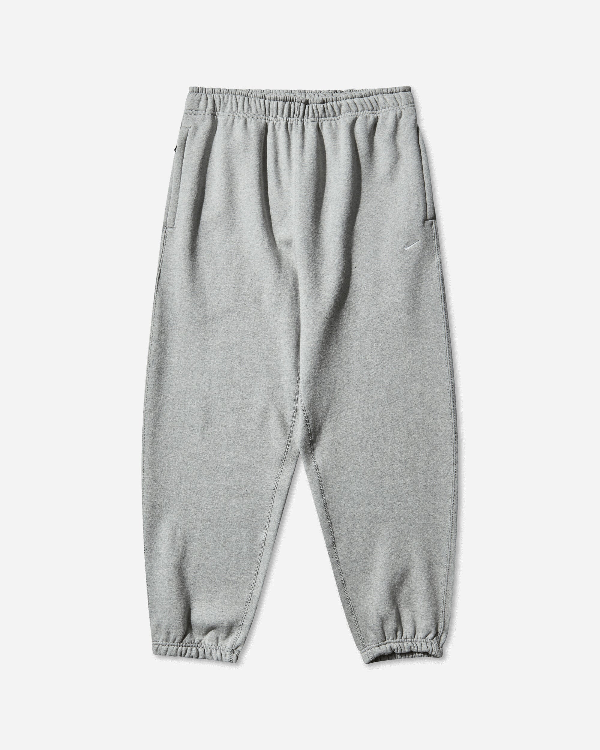 Men's Solo Swoosh Cuffed Fleece Pants Dark Grey Heather – Slam Jam®
