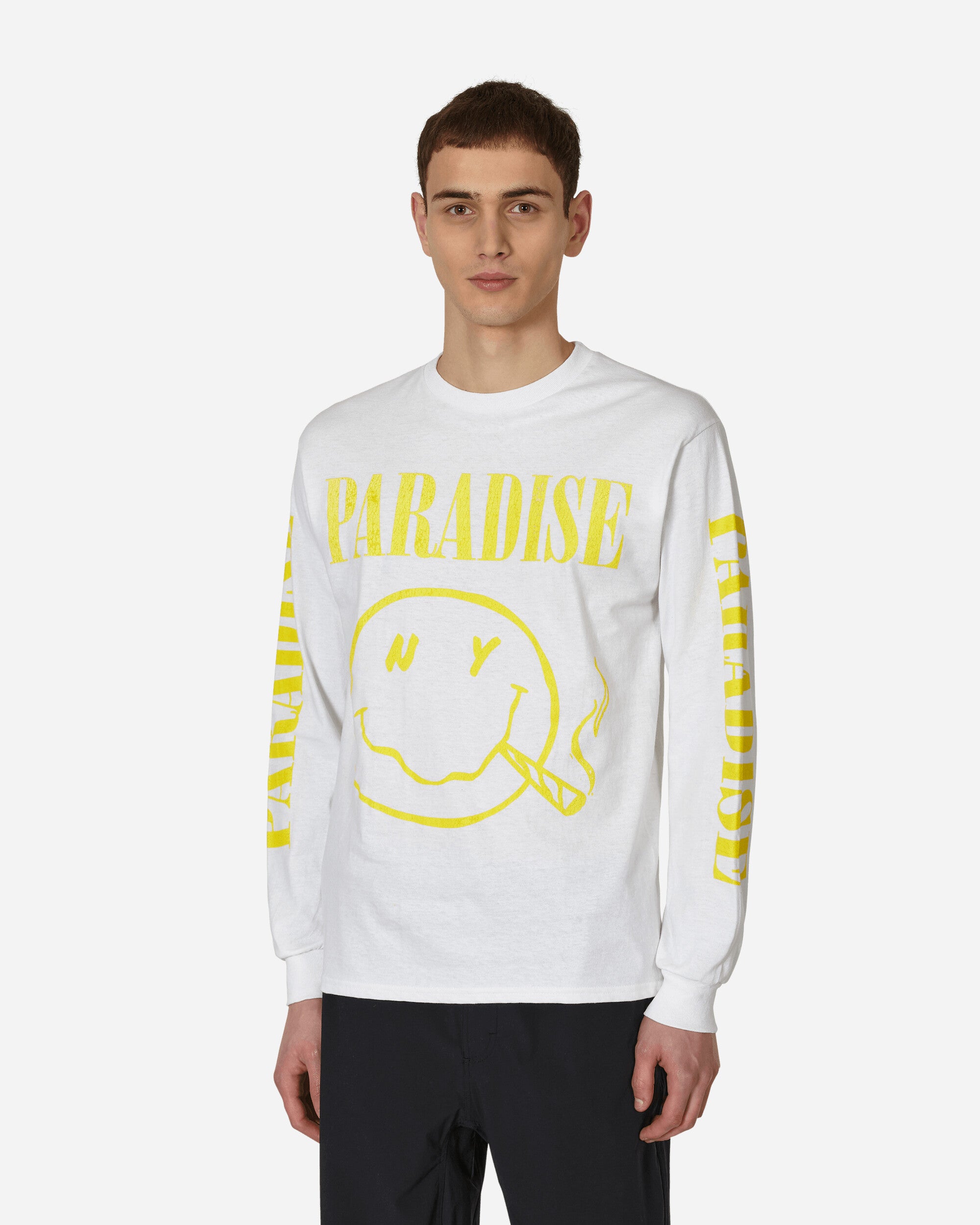 Nirvana In PARADIS3 Longsleeve T-Shirt White – Slam Jam®