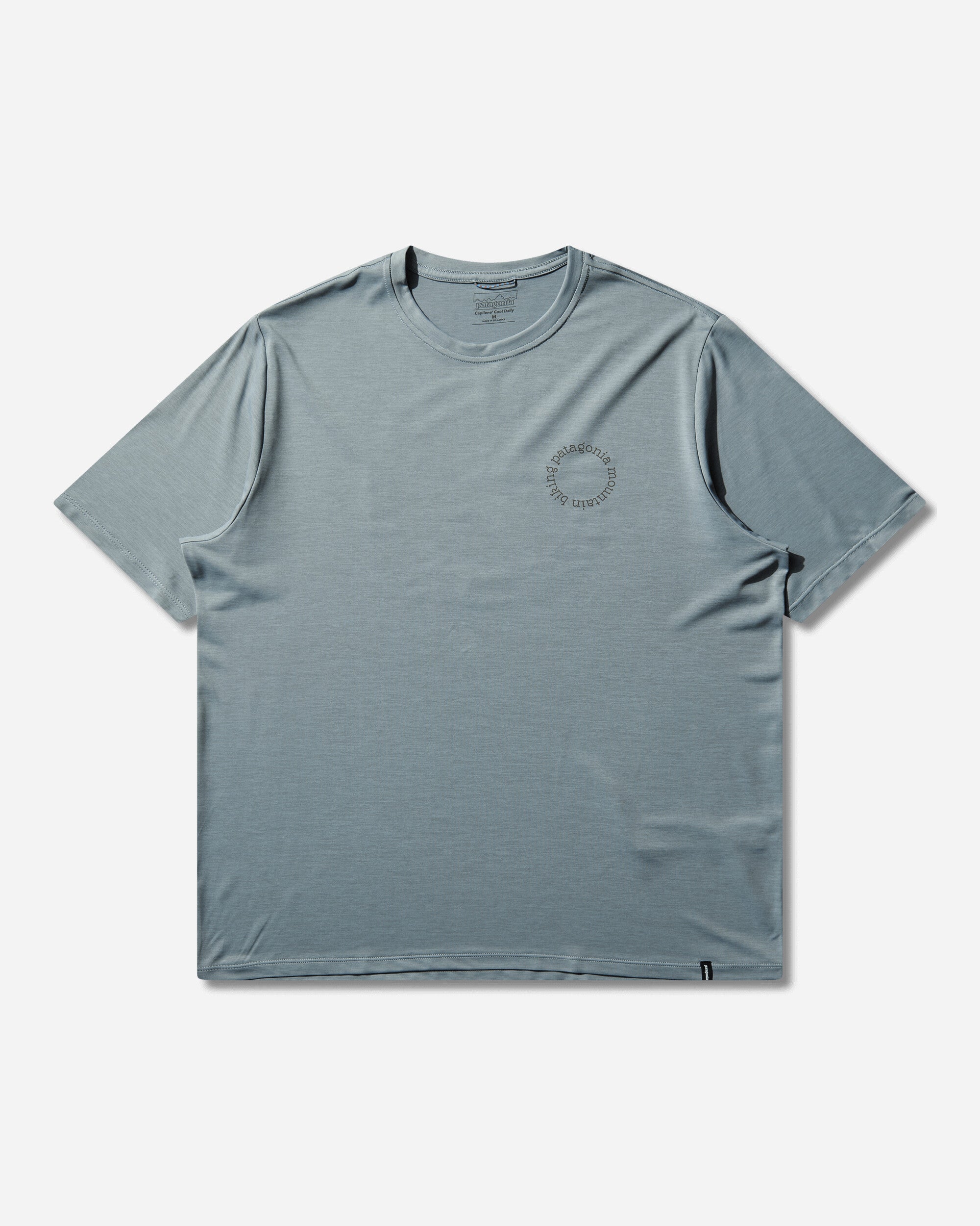 Men's Capilene Cool Daily Shirt Spoke Stencil Blue Sage – Slam Jam®