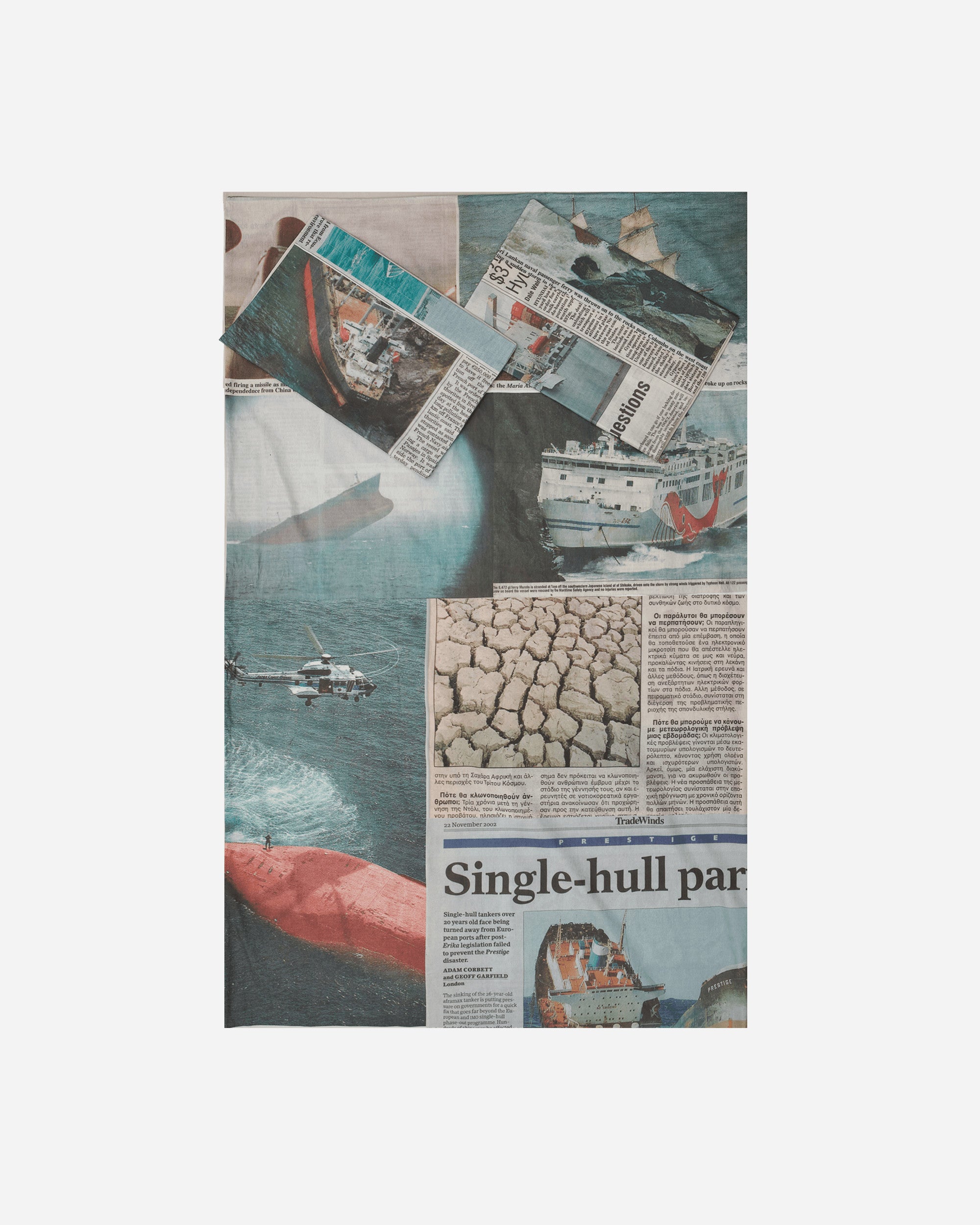 Newspaper Cut Bedsheets Multicolor – Slam Jam®