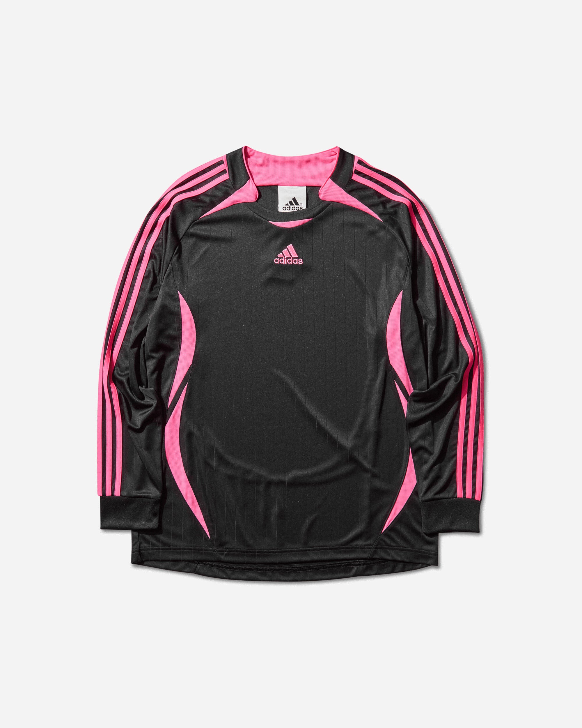 Men's Teamgeist Adicolor Longsleeve T-Shirt Black / Lucid Pink – Slam Jam®